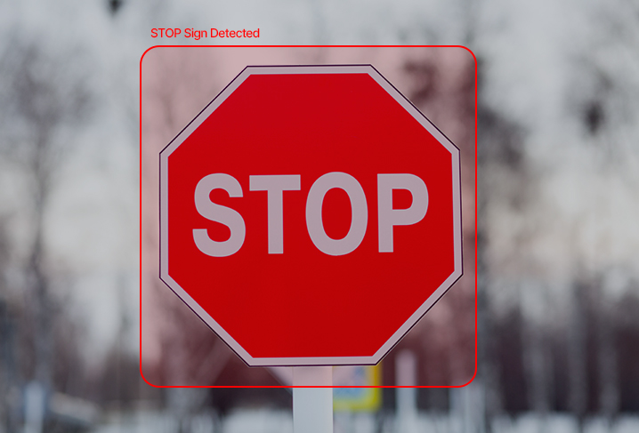 Automated Stop Sign Alerts & Rolling Stop Warnings